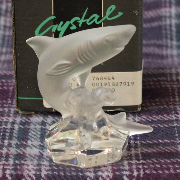 Goebel | Accents | Goebel Crystal Collection Hai Shark Figurine In ...